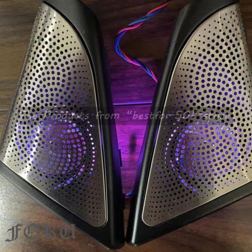 2x Front Door Speaker Tweeter Covers For F10 F11 BMW Ambient Lighting ...