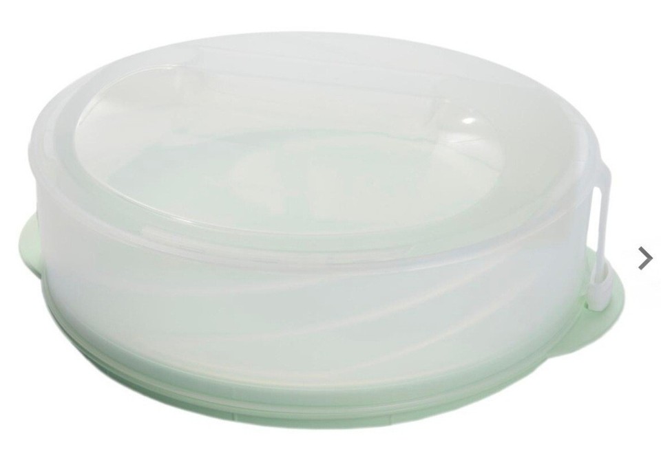 TUPPERWARE Cake Taker Keeper Collapsible Expandable Pastel Green 12 ...