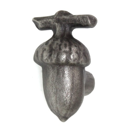 Schaub Mountain Acorn 1 3/4" Cast Bronze Cabinet Knob Antique Iron 786 ...