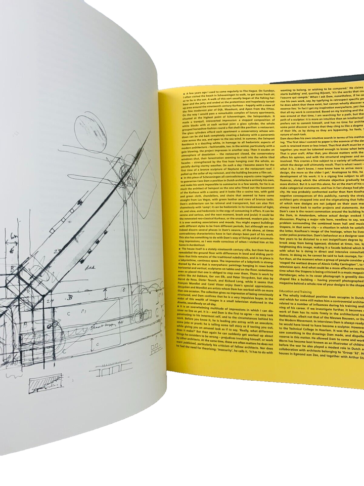 1989 Cees Dam Monographs of Dutch Architects Bart Lootsma Hardcover ...