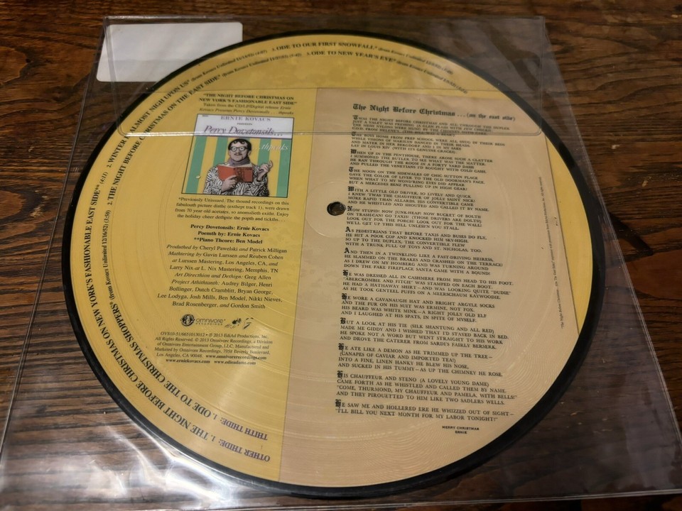 Ernie Kovacs ‎– Ernie Kovacs Presents: A Percy Dovetonsils Chrithmath ...