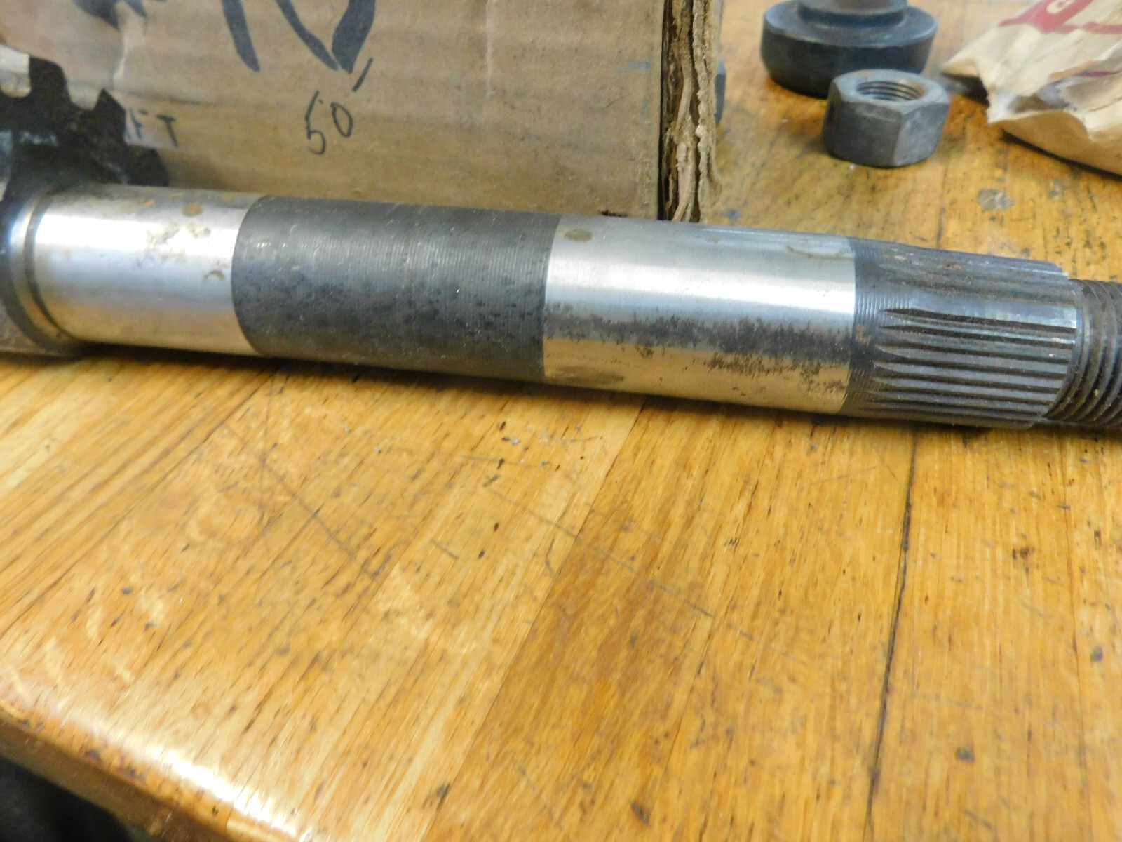 NOS 1962 1963 1964 1965 FORD FAIRLANE STEERING GEAR BOX SECTOR SHAFT ...