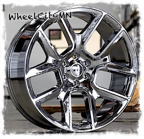 22 inch chrome 2019 RAM 1500 OE replica wheels fits 2004 2018 5x5.5 +15 ...
