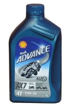 Shell 550044453 Advance 4T Ultra 15W 50 1Ltr Motor Cycle 4 Stroke ...