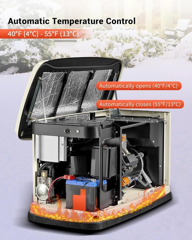 Cold Weather Kit for Generac, Oil Heater Kit & Battery Heater Pad | eBay