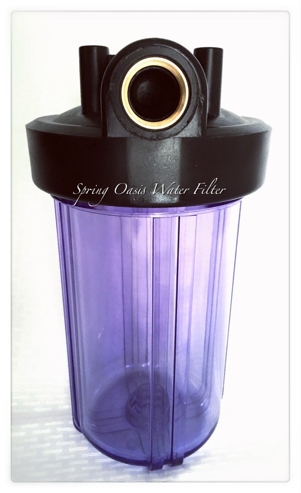 Big FAT 10" Jumbo Size Clear Whole House Water Filter System + Bracket ...