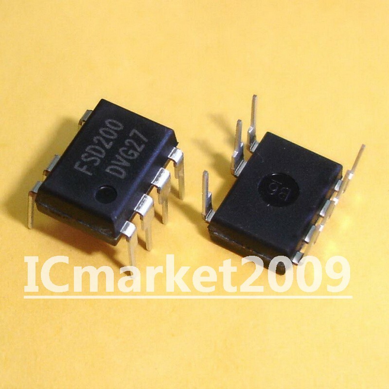 50 PCS FSD200 DIP-7 Green Mode Power Switch integrated circuit Chip IC ...