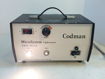 Codman Endoscopic - Light Source - Micro System Twin Beam "90 days ...