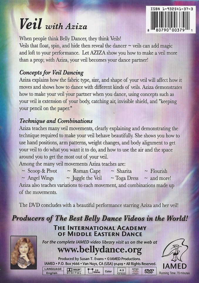 Belly Dance Veil with Aziza - Belly Dancer DVD / Video | eBay