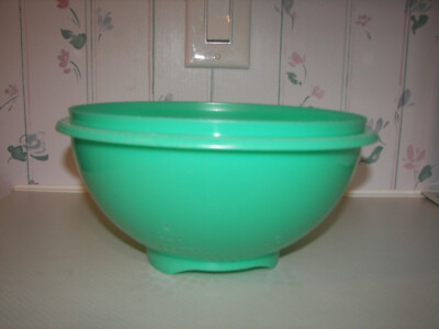 Vintage Tupperware jadite colander on feet | eBay