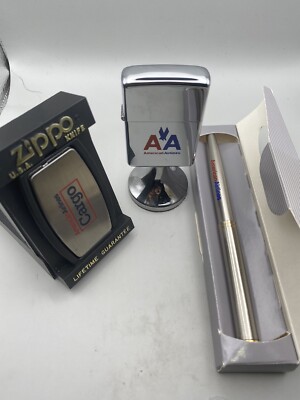 Rare 1979 American Airlines Zippo Handilite Lighter, Pocket Knife - New ...