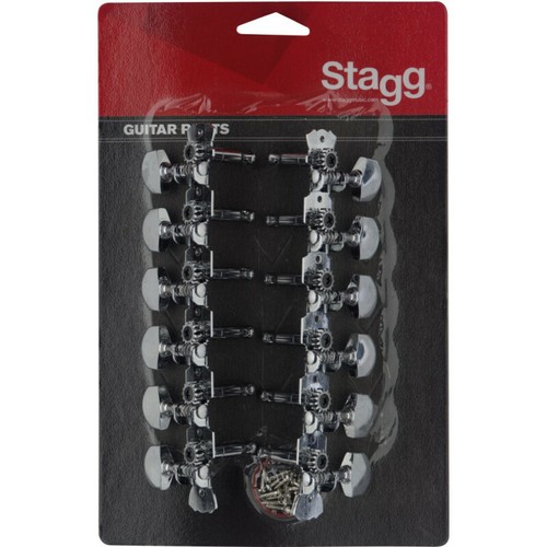 Stagg KG679 - Mécaniques - guitare folk 12 cordes 6+6 avec lyre, nickel ...