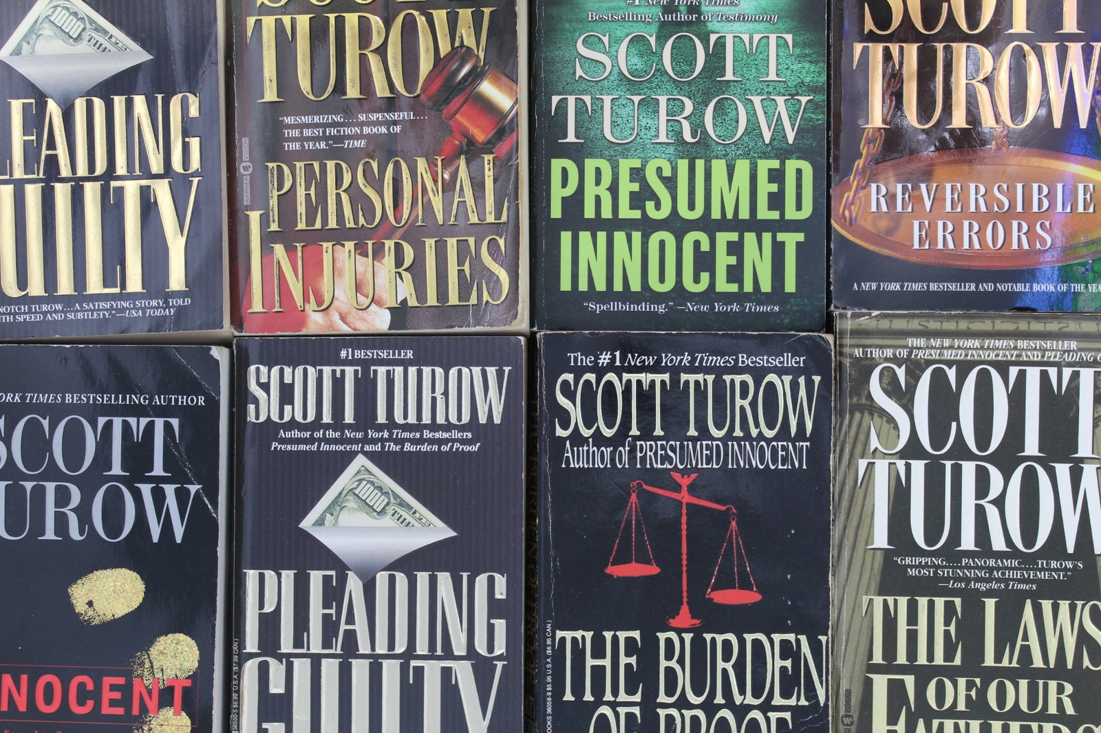 Lot of 5 Scott Turow Thriller Mass Market Paperback Books MIX | eBay