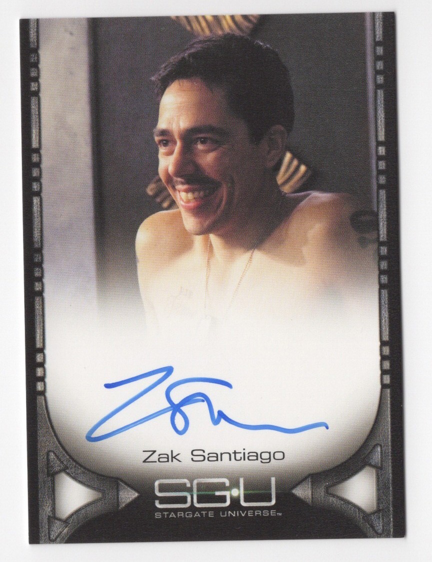 Zak Santiago as Rivers Stargate Universe Season 2 Autograph Card Auto ...