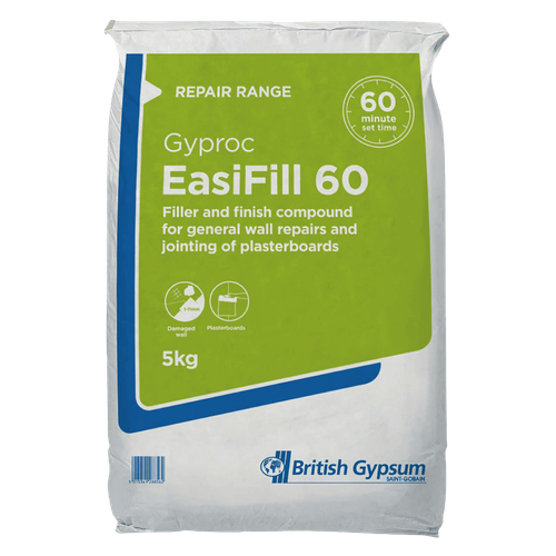 Gyproc Easifill 60 - EASI-FILL - Filler and Finish Compound 5Kg | eBay