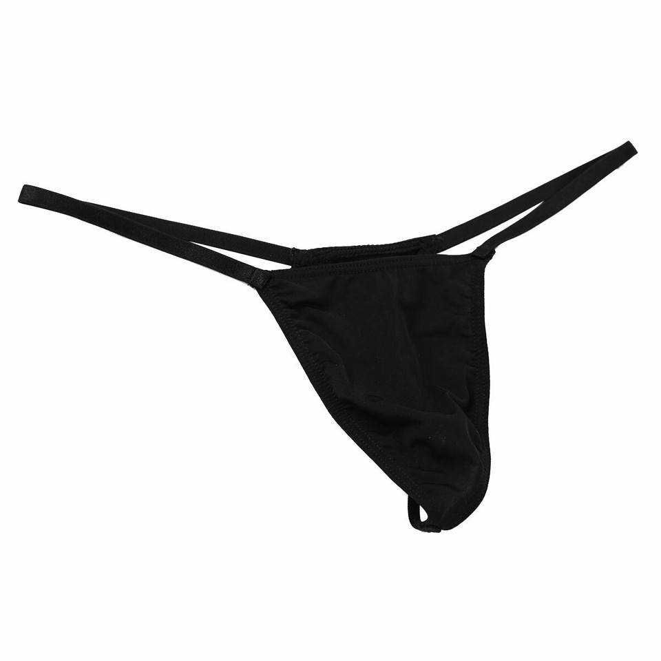 Men's See Through Pearl Bikini Briefs Underwear Shorts G-string Thong ...