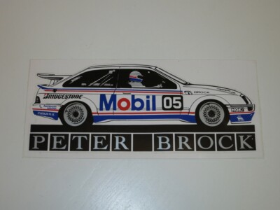 Peter Brock Mobil Ford Sierra RS500 Bathurst Sticker Decal | eBay Australia