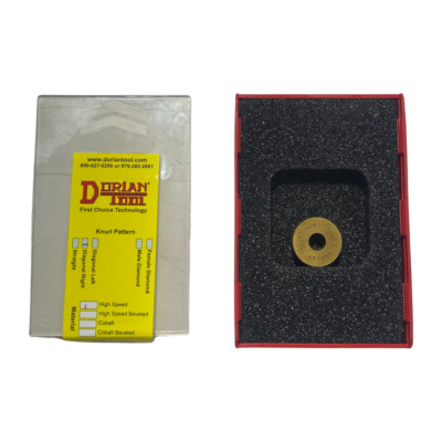 Dorian Tool 3/4" HSS Standard Knurl Wheel 90° Tooth Angle 30 TPI USA ...