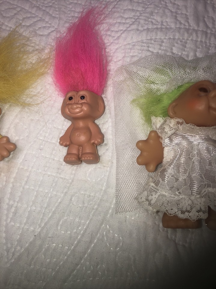 TROLL-Vintage DAM Bride Troll 1986-Vintage Bridal Troll Doll And 2 ...