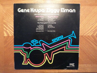 MONMOUTH LP RECORD /GENE KRUPA/ZIGGY ELMAN/ WITH ORCHESTRA/VOCALISTS/ O ...