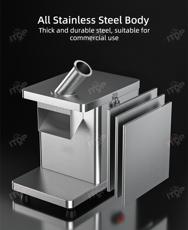 Sausage Slicer Electric Salami Cutter Oblique Slice Machine 250W ...