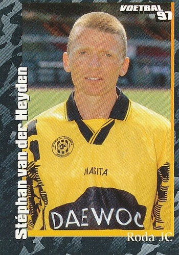 092 STEPHAN VAN DER HEYDEN # BELGIQUE RODA.JC STICKER PANINI VOETBAL 97 ...