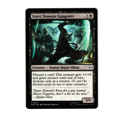 MTG Inner Demons Gangsters 0057 Marvel's Spider-Man Regular [NM] | eBay