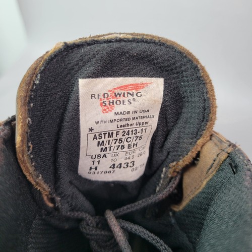 Red Wing 4433 Mens Size 11 SuperSole Metguard WP 6" Steel Toe Boots ...