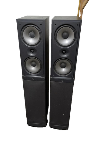 Infinity RS5 Floor Standing Tower Speakers 2-Way Vintage "Old School ...