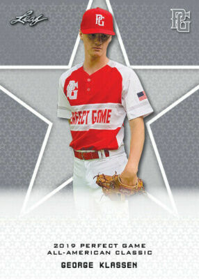GEORGE KLASSEN 2019 LEAF PERFECT GAME "LIMITED EDITION" ROOKIE CARD! | eBay