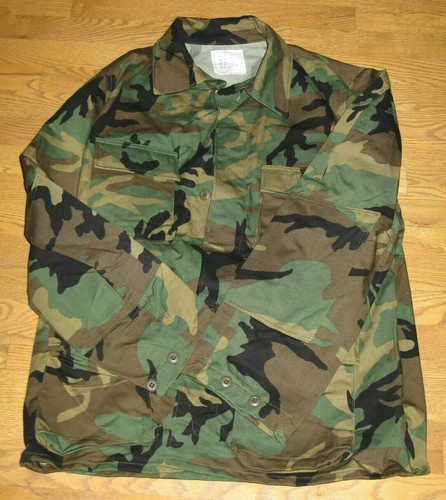 Unissued USGI Military Surplus Woodland Cami Blouse - LARGE LONG | eBay