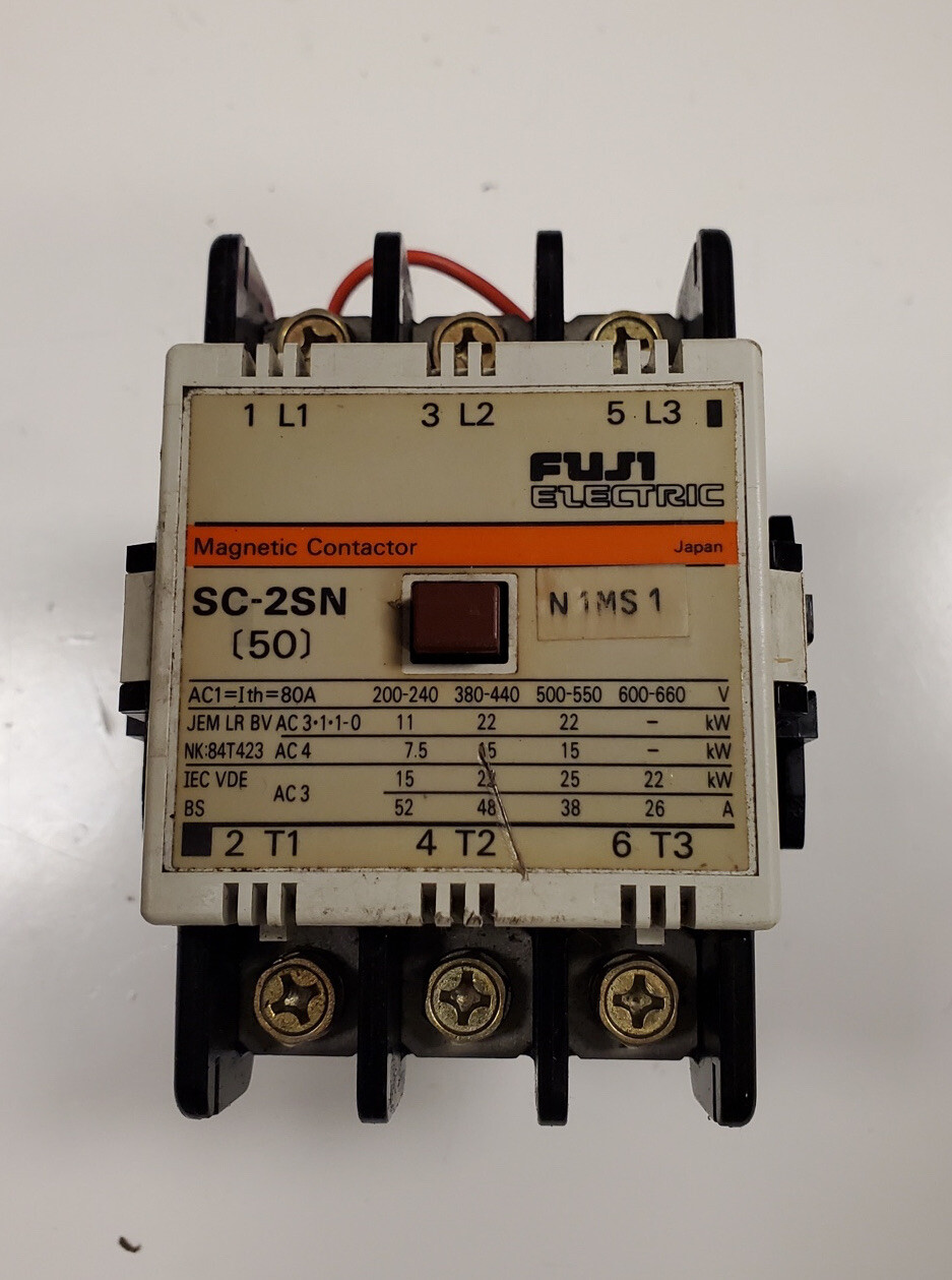 FUJI MAGNETIC CONTACTOR SC-2SN (50) 200-660V | eBay