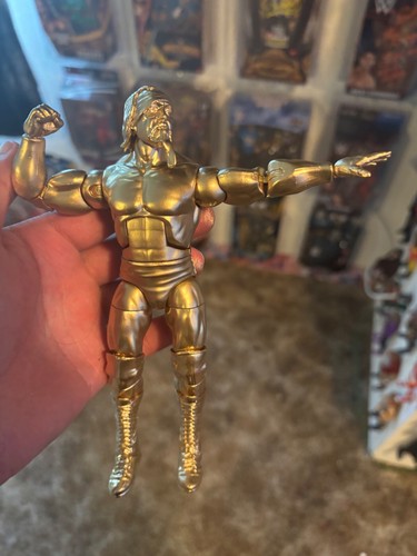 wwe elite hulk hogan custom gold statue figure | eBay