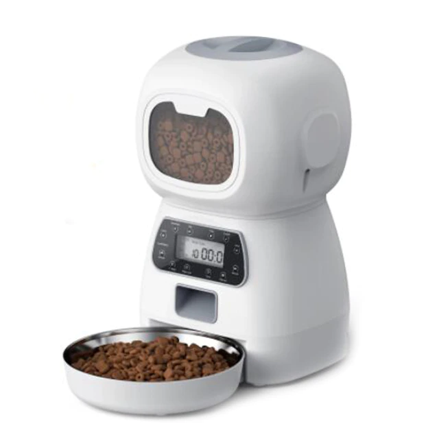 3.5L Automatic Pet Feeder Smart Food Dispenser For Cats Dogs Timer ...