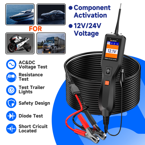 ANCEL PB50 12V/24V Power Scan Circuit Tester Electrical Tester ...