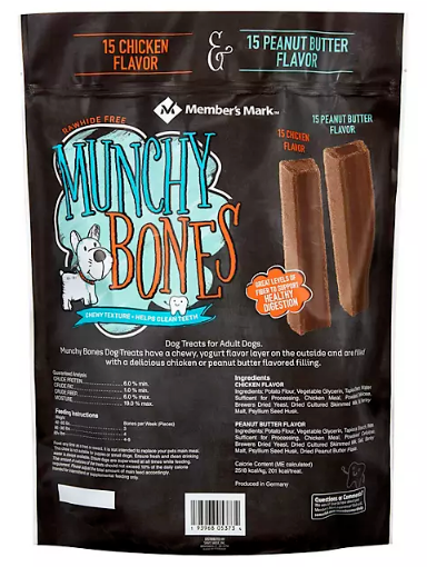 Member's Mark Munchy Bones Dog Treats for Adult Dogs (84 oz.) | eBay