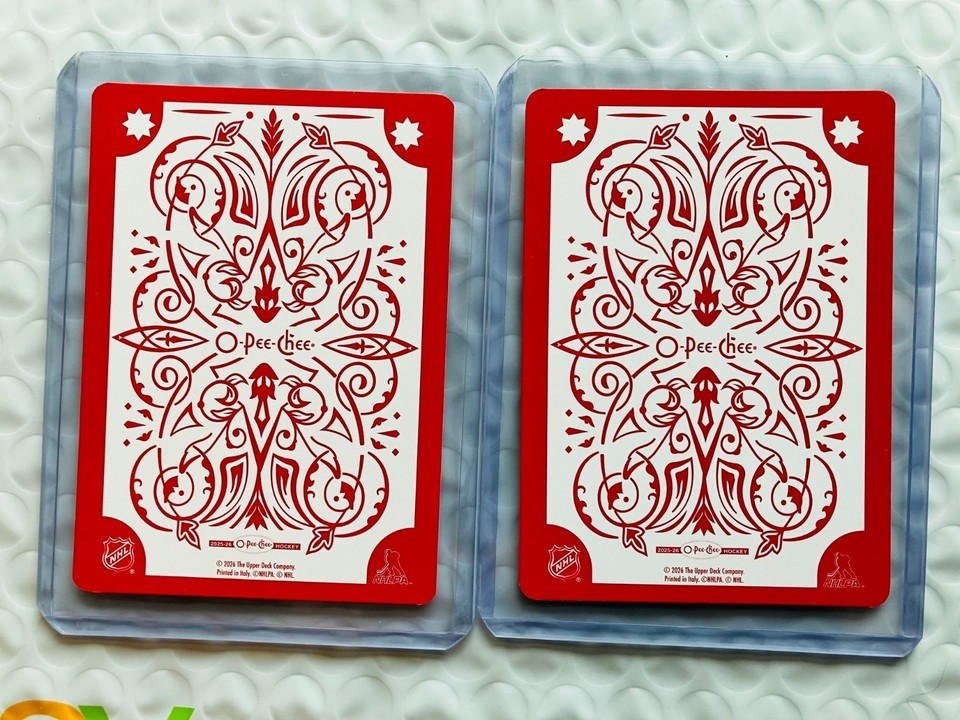 2025-26 O-PEE-CHEE HOCKEY OPC PLAYING CARDS JOKER - ACE U PICK FINISH ...