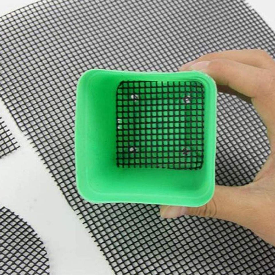 Reusable Mesh Pad Pad Flower Pot Hole Outdoor Pots Round Bottom 45x1 ...