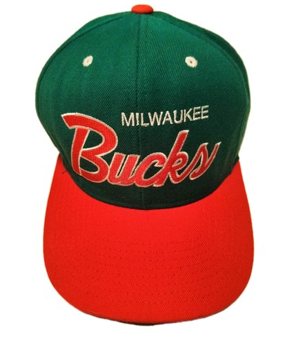 Mitchell & Ness Snapback Hat Milwaukee Bucks Script Cap | eBay