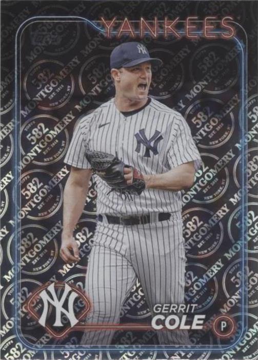 2024 Topps Series 1 - Gerrit Cole #100 582 Montgomery Club for sale ...