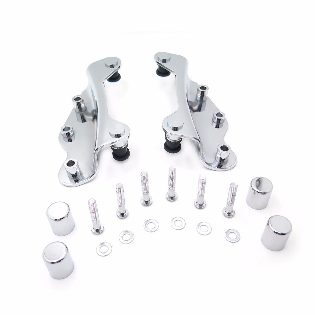 4-point Docking Hardware Kit w/ cover For Harley Touring 09-13 FLHR ...