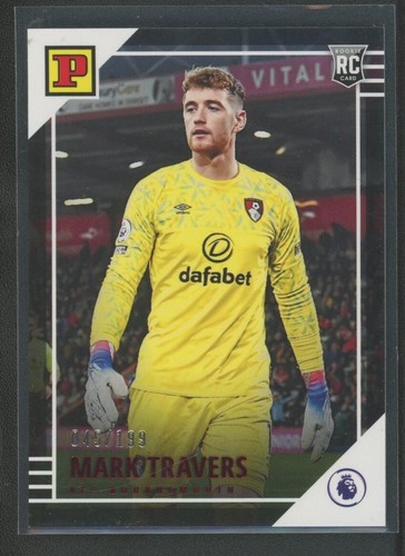 2022-23 Mark Travers 045/199 panini chronicles premier league rookie rc ...