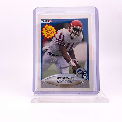 Andre Ware Rookie - 1990 Fleer - Detroit Lions & Houston Cougars | eBay