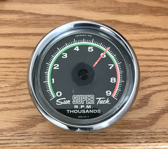 1965 Sun Super Tach Sst-9 9000 RPM Green Line for Repair for sale ...