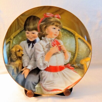 “BE MINE” 3rd issue in Childhood Almanac series of collector plates. | eBay