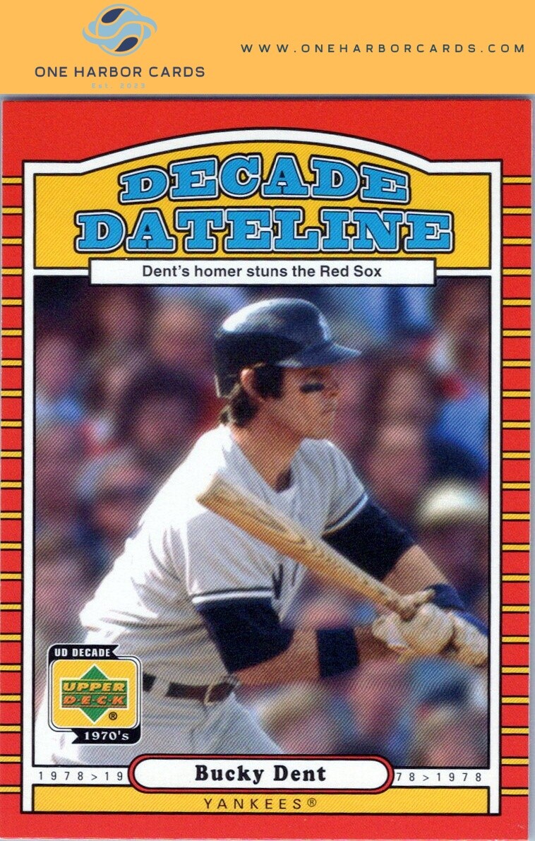 2001 Upper Deck Decade 1970's - #136 Bucky Dent for sale online | eBay