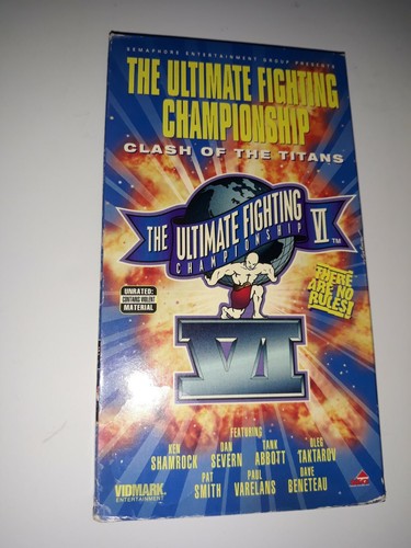 UFC Clash of The Titans VI 6 UFC Ultimate Fighting Championship VHS ...
