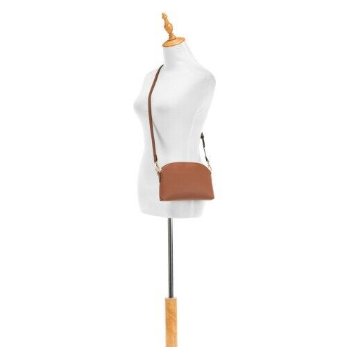 Demdaco Cross Body Wristlet Bag Purse Cognac Brown Detachable Strap 9 ...