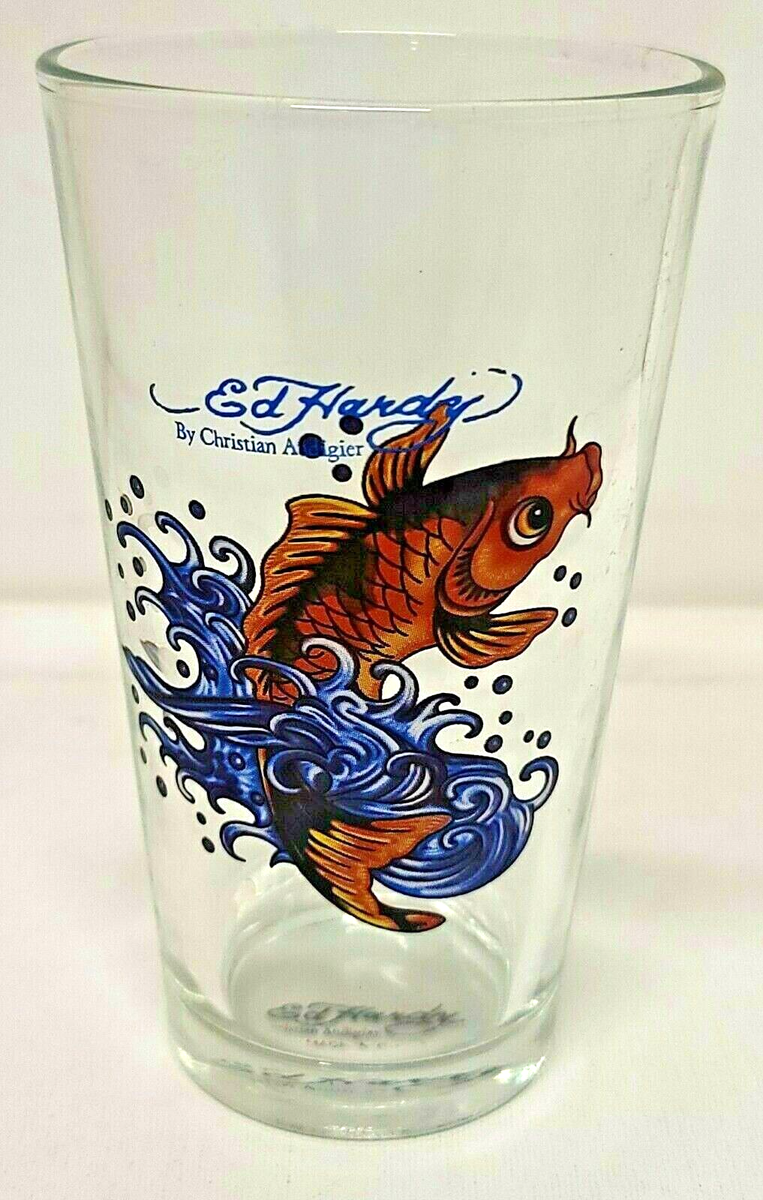 Ed Hardy Koi Fish Ed Hardy Koi Fish Power Cropped Baby T Shirt