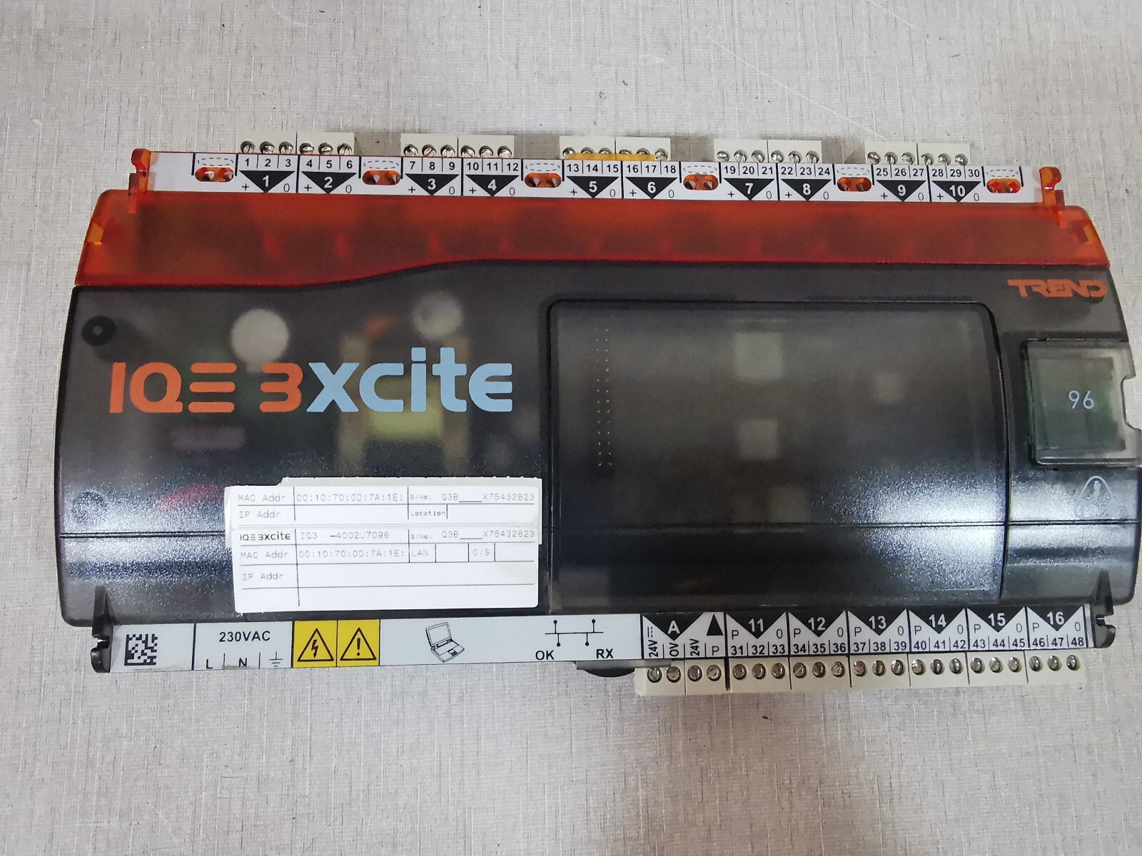 TREND IQE 3XCITE Controller IQ3-4002U7096 | eBay